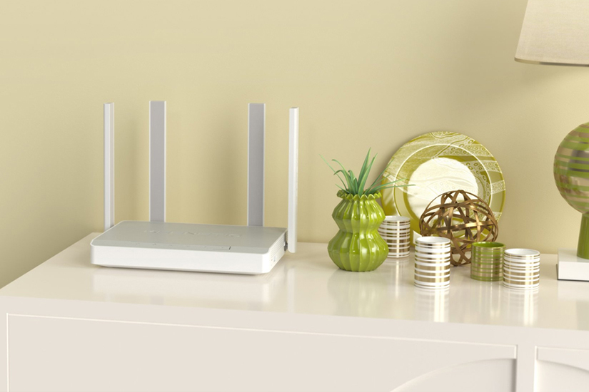 Роутер Keenetic Hopper KN-3810 Серый/Белый: купить по цене 9 490 рублей ...