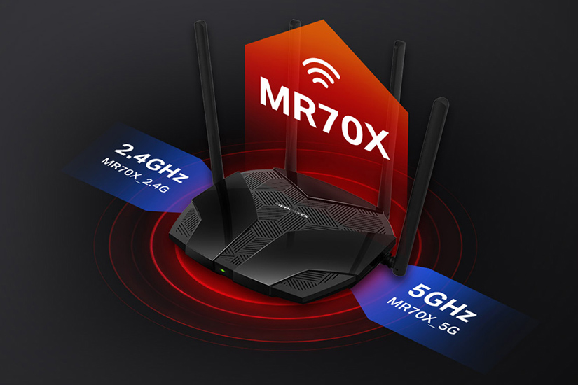 Роутер Mercusys MR70X Wi-Fi Черный: купить по цене 3 999 рублей в ...