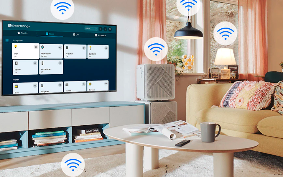 Телевизор Samsung 50" Crystal UHD 4K CU7100 Черный (UE50CU7100UXRU): купить по цене 44 990 ...